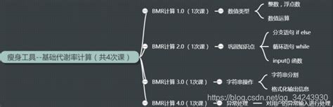 Python入门基础 六、案例3 基础代谢率（bmr）计算器 Python中常用的数值类型字符串分割与格式化输出异常处理机制bmr 1是什么意思 Csdn博客