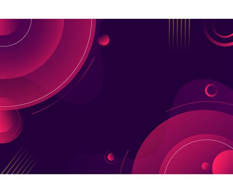 Dark Red Gradient Circle Shapes Geometric Design Free Vector