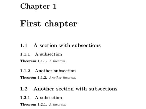 Cross Referencing Theorem Number Subsection TeX LaTeX Stack Exchange