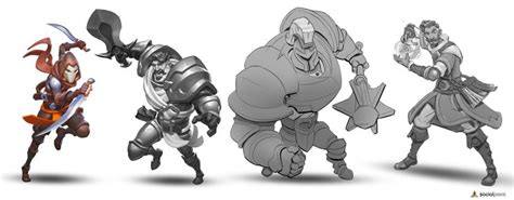 Artstation Character Exploration Done At Social Point Joris Dewolf Character Sketches