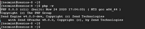 How To Install PHP 8 On CentOS RHEL 8 7 DesignLinux