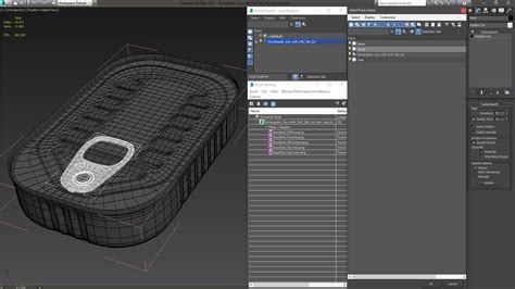 Rectangular Can With Pull Tab Lid 3d Model 29 3ds Blend C4d Fbx