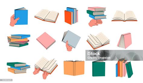 책 더미 교육용 교과서 더미 폐쇄 및 공개 도서 문학 사전 백과 사전 기획자 벡터 그림 0명에 대한 스톡 벡터 아트 및 기타 이미지 Istock