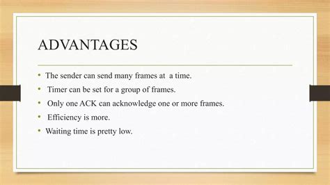 Go Back N Protocol Pptx