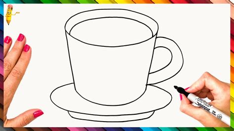 How To Draw A Cup Step By Step Cemvj