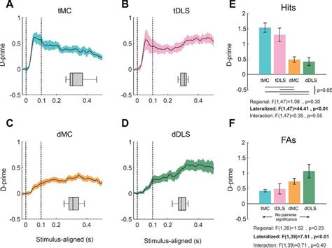 Lateralized Sensory Responses In Mc And Dls A Average Peak Sensory