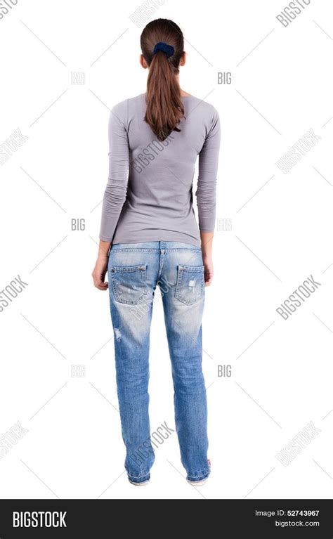 Back View Standing Image And Photo Free Trial Bigstock