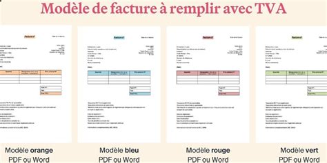 Exemple Facture Excel Créez Vos Factures En Un Clin DŒil · [ 2025 ]
