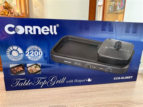 Cornell Table Top Grill With Hotpot Tv And Home Appliances Kitchen