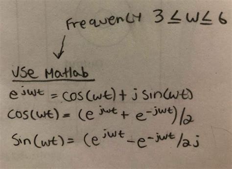 Solved Hi Can You Please Matlab A Cos Sin And E Graph Using