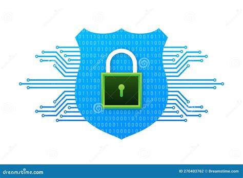 Cyber Security Shield Security Shield Concept Internet Network