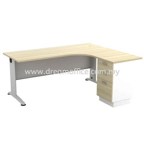Bl1515 3d Managerial L Shape Table Modern L Shape Table Office Table Selangor Kl Klang
