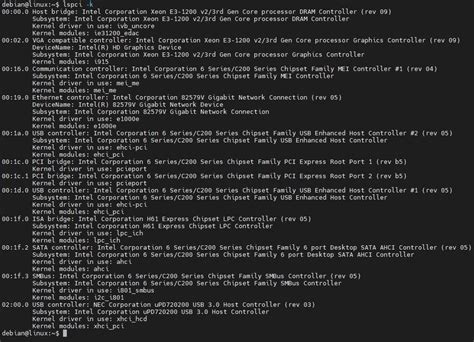 lspci Afficher la configuration matériel Linux malekal com