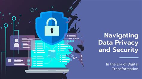 Safeguarding Data Assets Navigating Data Privacy And Security In The