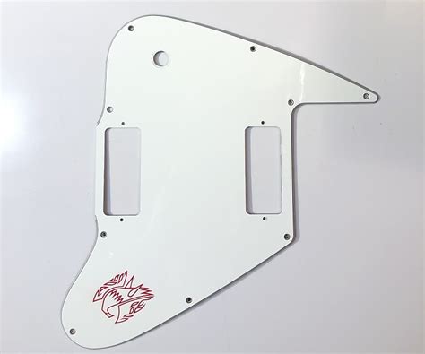 Gibson Non Reverse Firebird 4 Ply Pickguard White Reverb