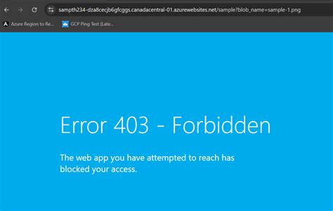 Origin Blob Storage Has Allow Blob Anonymous Access Disabled And