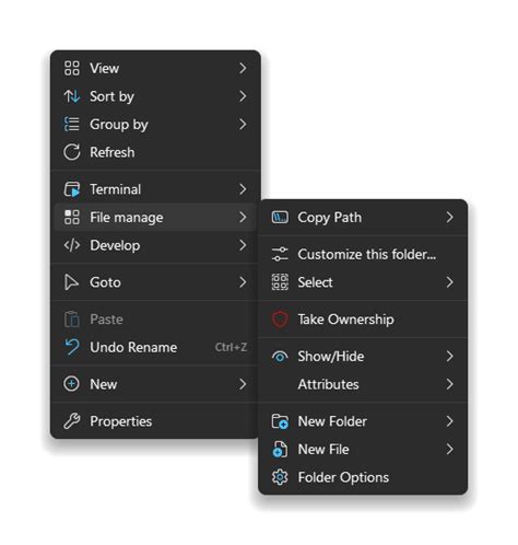 Github Moudeyshell Powerful Context Menu Manager For Windows File Explorer