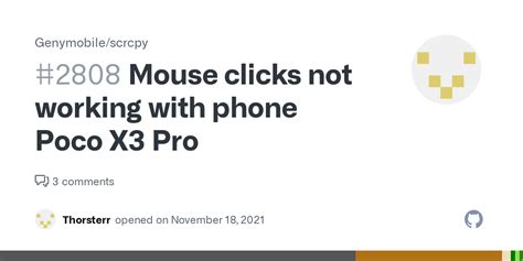 Mouse Clicks Not Working With Phone Poco X Pro Issue Genymobile Scrcpy GitHub