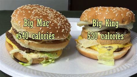 Big Mac Vs Big King Comparison In 2015 Youtube