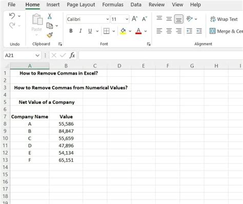 How To Remove Commas In Excel From Text And Numbers Earn And Excel