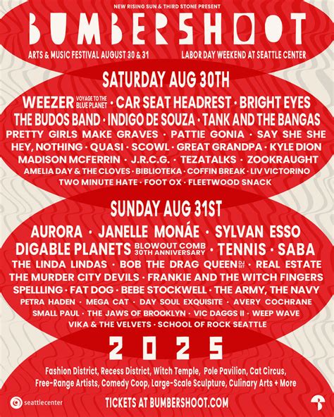 The Wonderful Bumbershoot Is Back The Festival Voice