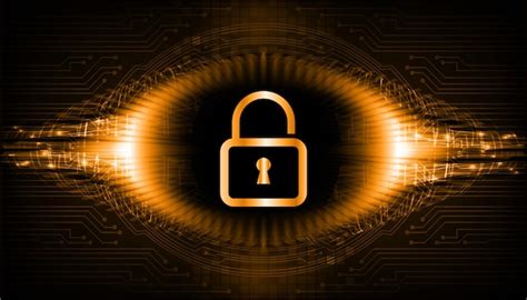 Premium Vector A Computer Screen With A Lock On It