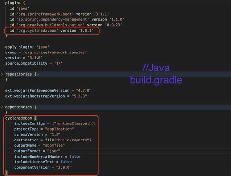 create sbom on gradle with the cyclonedx plugin kondukto