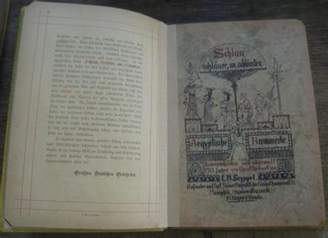 Schlau Schla Uer Am Schla Usten Aegyptische Humoreske Niedergeschrieben Und Abgemalt 1315