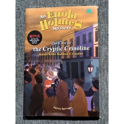 Jual Novel Original Baru Segel An Enola Holmes Mystery The Case