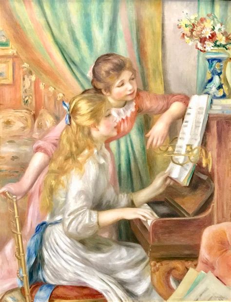 오귀스트 르누아르 피아노 치는 소녀들오르세 미술관 오랑주리 미술관작품 비교 네이버 포스트