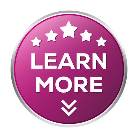 Learn More Button Realistic 3d Glossy And Shiny Buttons For Label