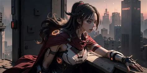 Ai绘图赛博朋克科幻壁纸 画图小能手03的动态 花瓣网