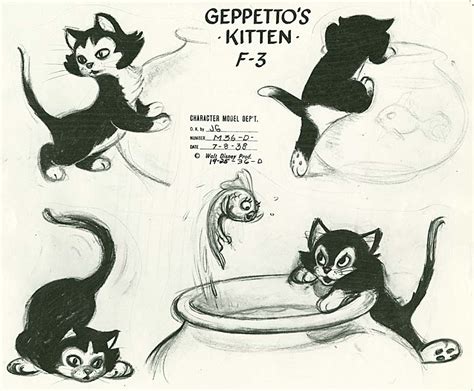 Design Reluctant Dragon And Pinocchio Model Sheets