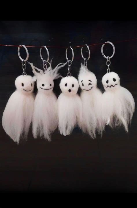 Woolen Ghost Halloween T Halloween Ghost Amulet Etsy