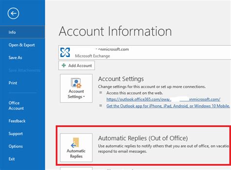 How To Master Outlooks Out Of Office Automatic Replies Windows Central