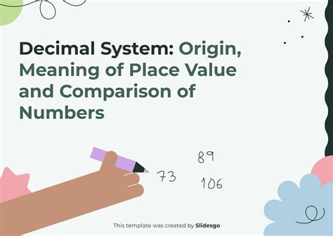 decimal system origin meaning of place value presentation