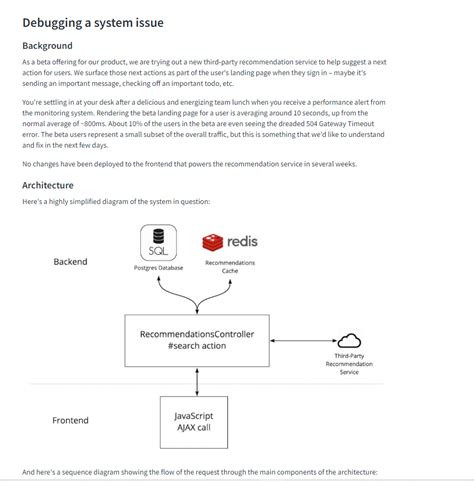 Solved Debugging A System Issue Background As A Beta