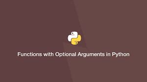 Function with optional arguments python