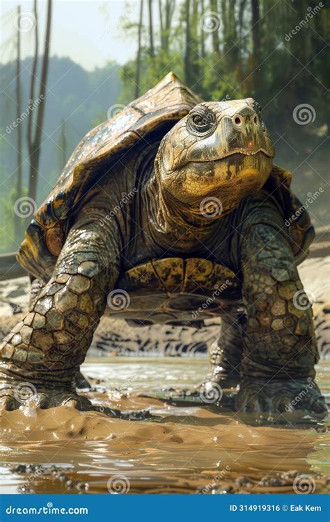 Bumpy Turtle Texture Royalty Free Cartoon 330500081