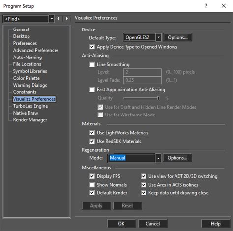 Program Setup Turbocad 2022 Userguide