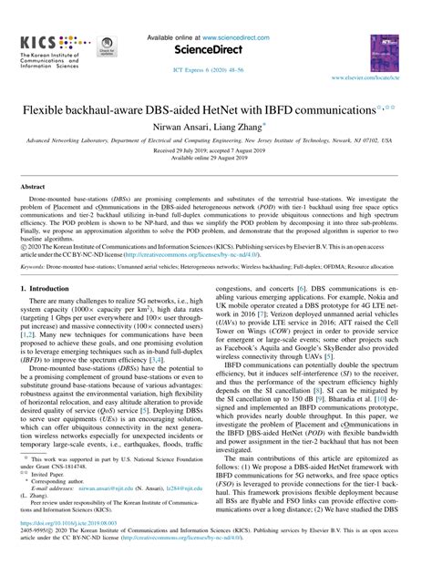 pdf flexible backhaul aware dbs aided hetnet with ibfd communications