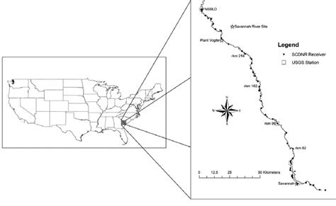 The Savannah River Serves As The Border Between South Carolina And