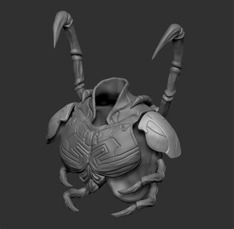 👽 Blue Beetles Armor・ Stl File For 3d Printing・cults