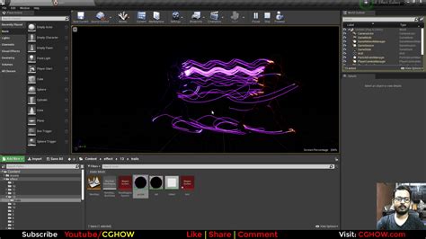 Connecting Lines Effect Unreal Engine Niagara Tutorials Ue4 Niagara