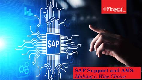 Sap Ams Making Sap Support Available At Your Hand Fingent