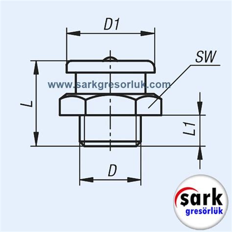 Button Head Grease Nıpples Din 3404 180° M1 Ms