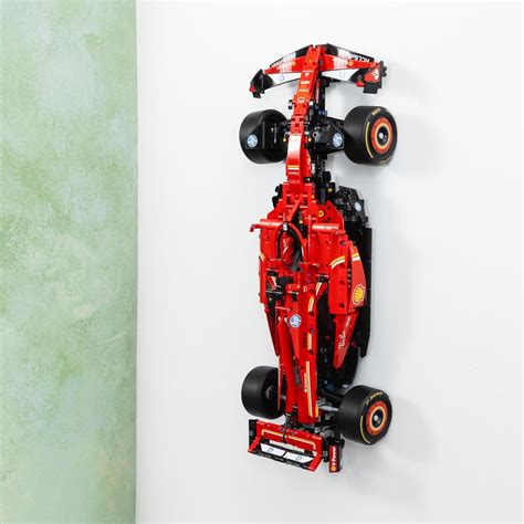 Support Mural Brickify Compatible Avec Lego F1 Technic Ferrari Sf 24