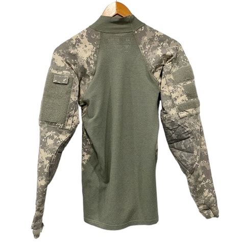 Mens Massif Army Combat Camouflage Pullover Shirt St Gem