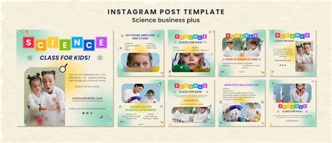 Science Research Instagram Posts Free Psd
