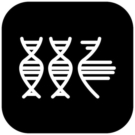 Premium Vector Viral Rna Strand Vector Icon Illustration Of